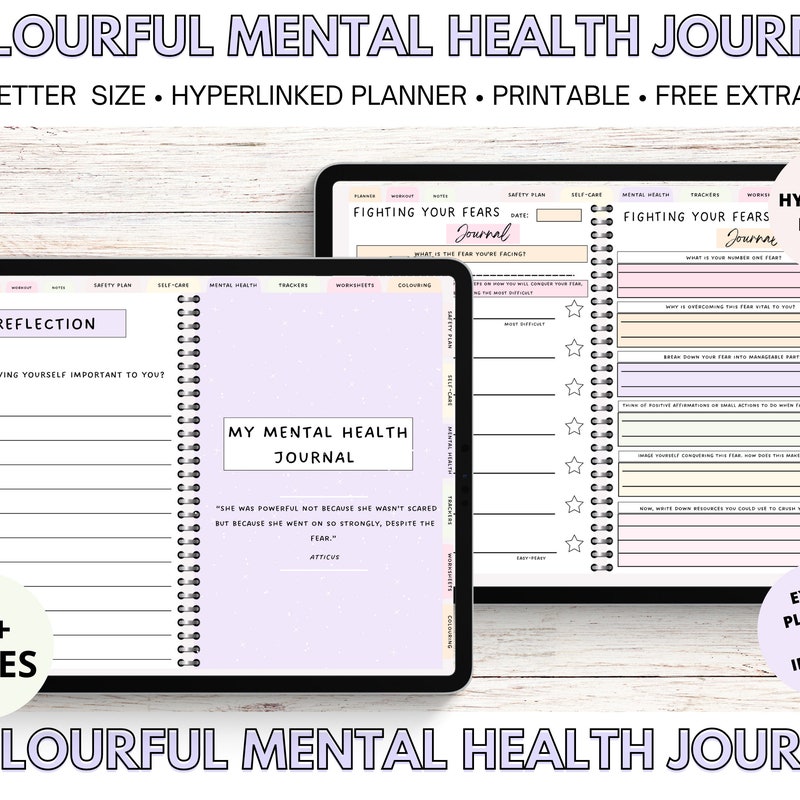 Mental Health Planner - Etsy