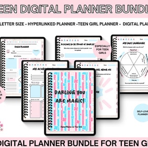 Teen Digital Planner, Teen Mental Health, Teen Self-care & Teen Self ...