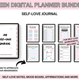 Teen Digital Planner, Teen Mental Health, Teen Self-care & Teen Self ...