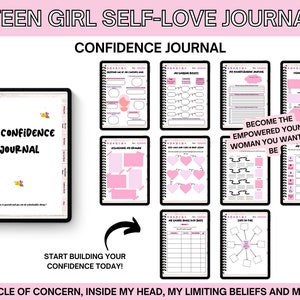 Teen Self-love Journal, Teen Mental Health & Teen Self-care Planner ...