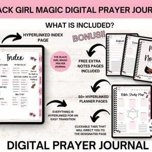 Digital Prayer Journal + Bible Study Guide, Faith Planner With Daily ...