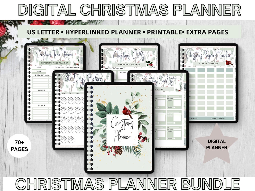 Christmas Digital Planner 2022, Plan and Organise Your Holidays With ...