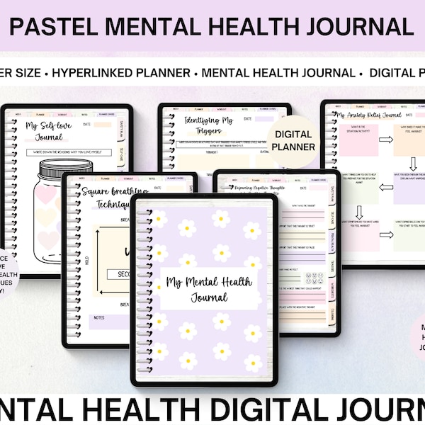 Mental Health Journal - Etsy