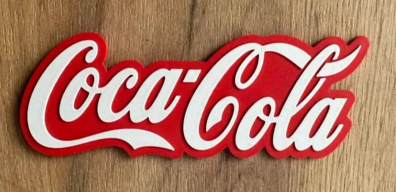 Coca-cola Prop Sign / Plaque 3d Printed Replica Home Decor - Etsy