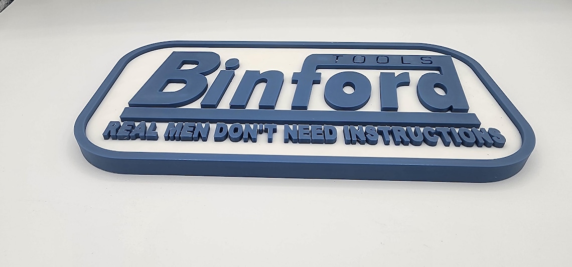 Binford Tools 2 Color Plastic Sign Home Improvement Television Show ...