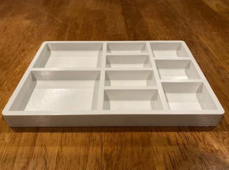 PLA Plastic Parts Sorting Tray: Craft & Small Parts Organizer - Etsy