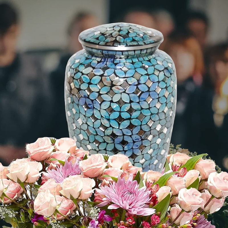 Blown Glass Urn for Adults - Etsy