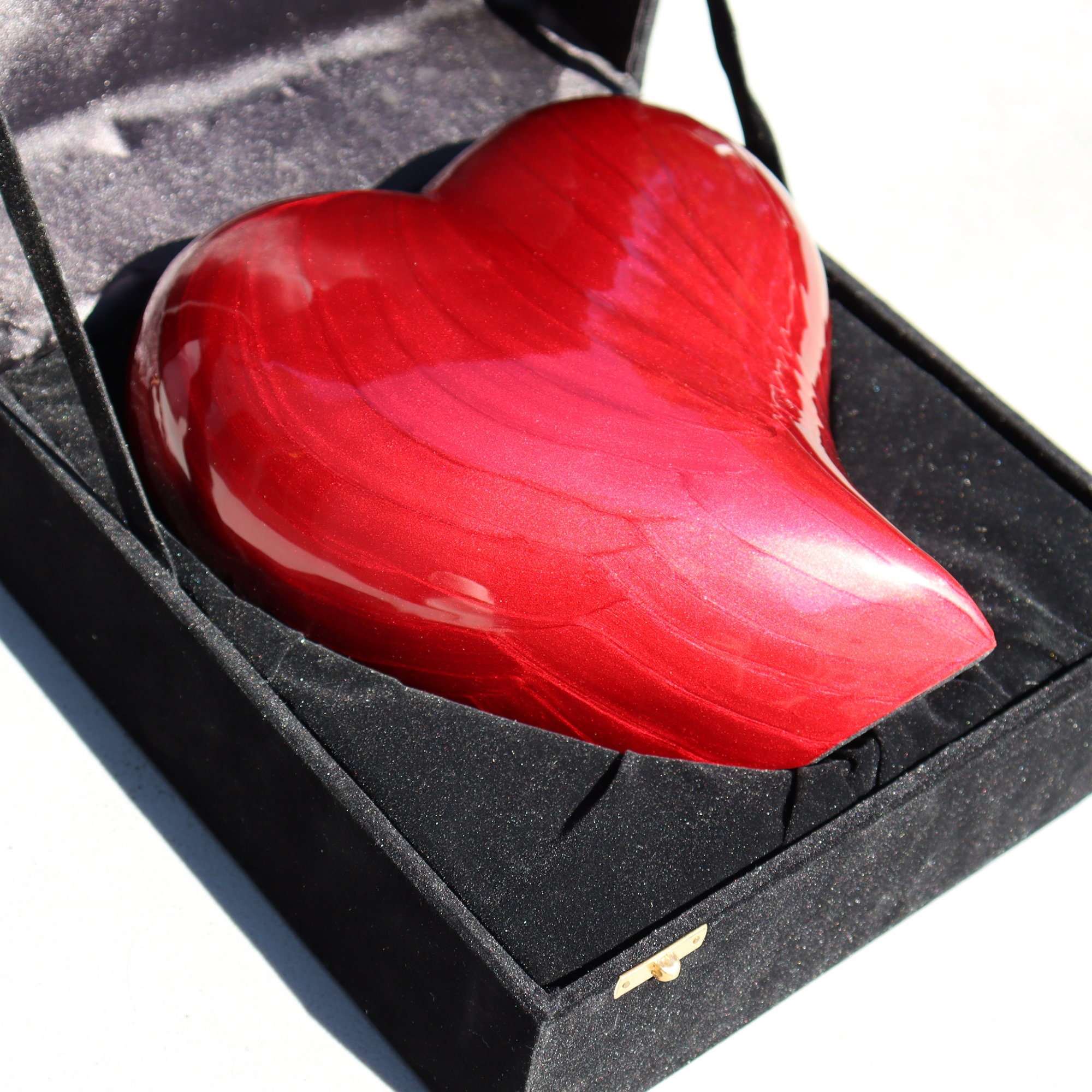 Heart Shaped Cremation Urn Full Size Adult 210 Lbs Funeral - Etsy