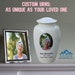 Personalized Funeral Cremation Urn - Custom Photo Urn - Upload Picture ...