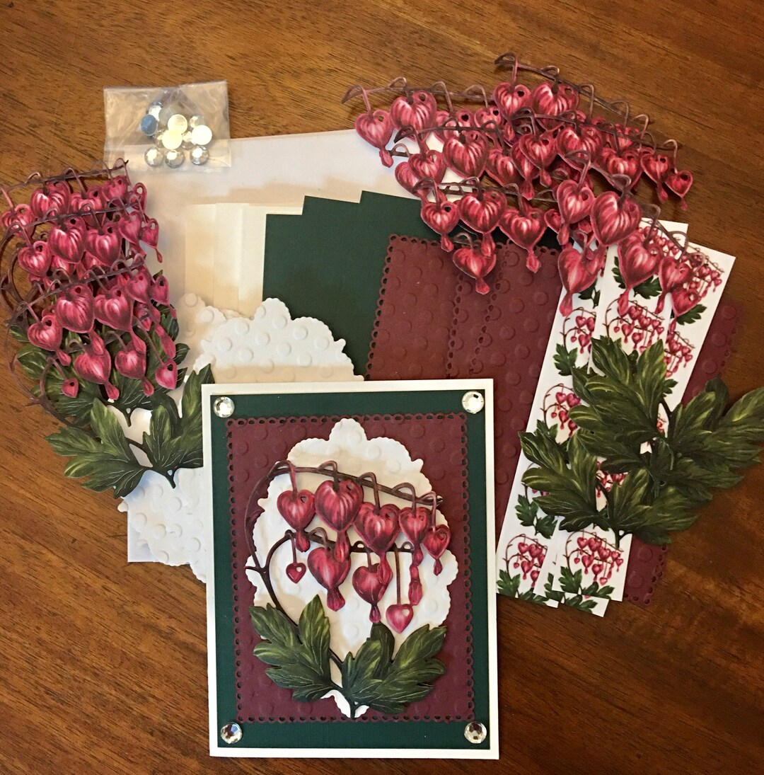 Diy Card Kit, Bleeding Heat Card Kit, Birthday Card Kit, Valentine’s ...