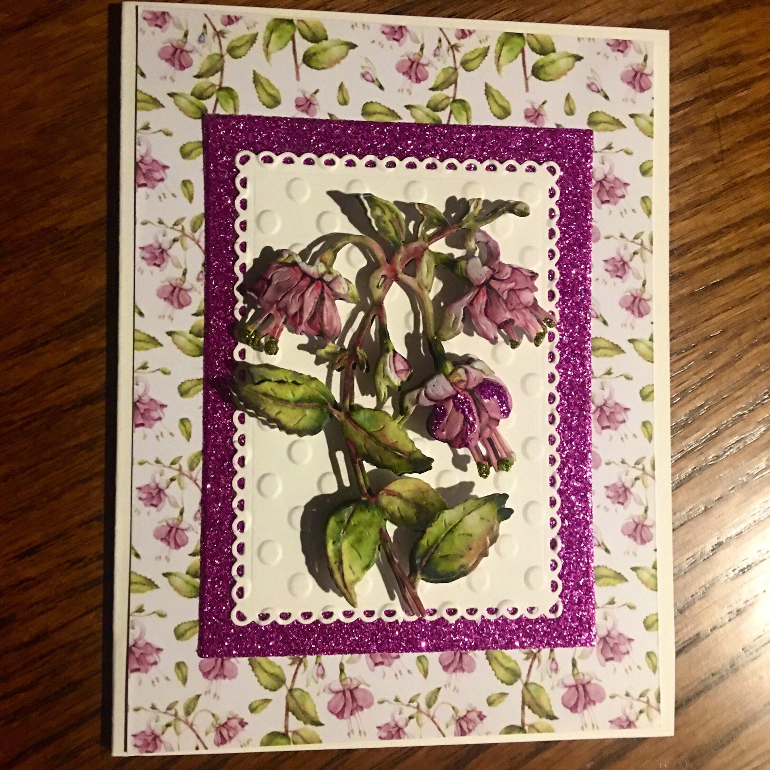 DIY Card Kit Fuchsia Card Kit Birthday Card Kit Valentines - Etsy