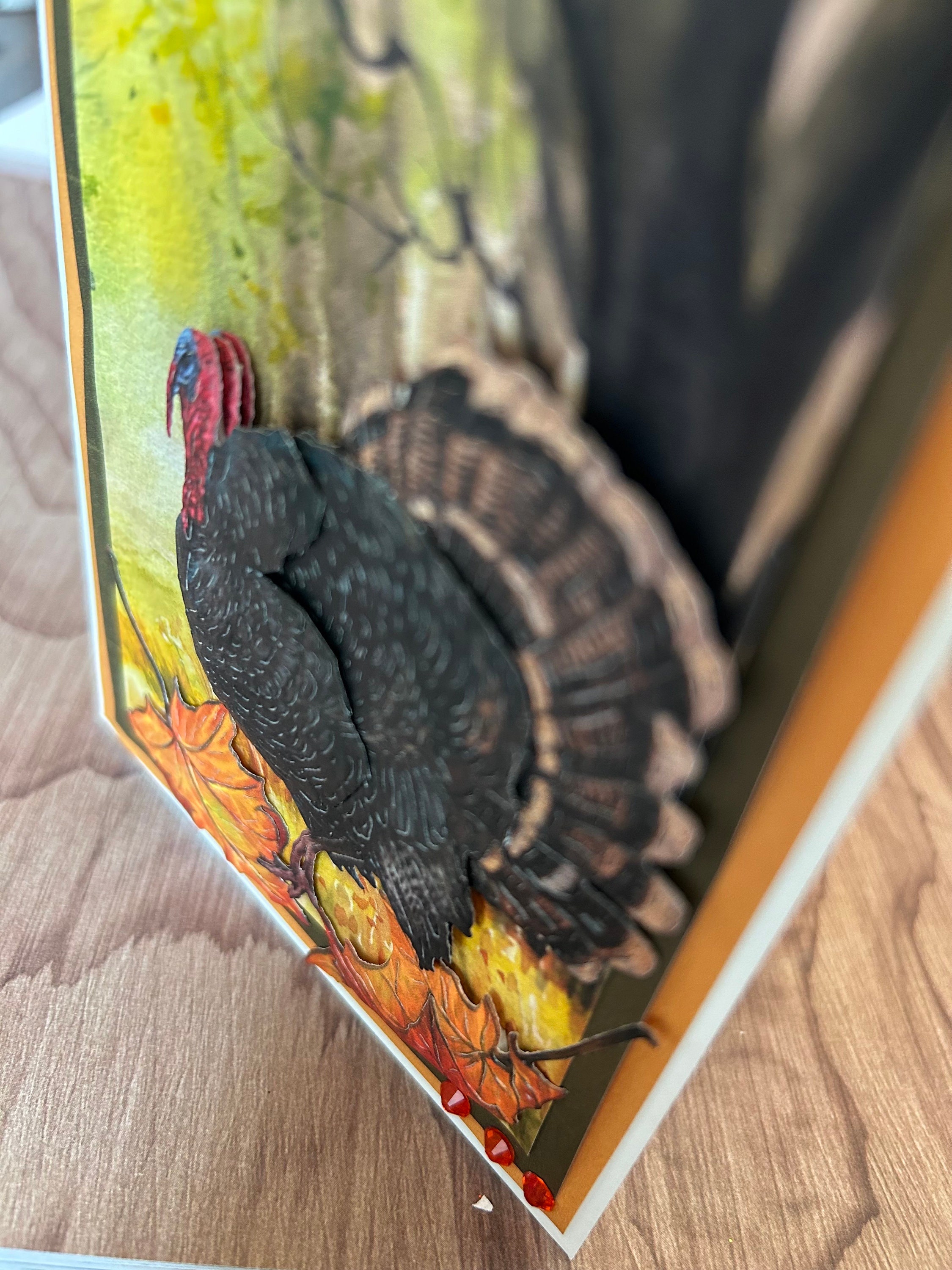 DIY Card Kit, Thanksgiving Card Kit, Turkey Card, Greeting Card Kit ...