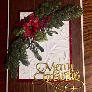 DIY Card Kit Christmas Card Kit Decoupage Card Kit | Etsy