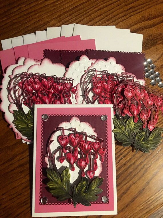 Diy Card Kit Bleeding Heat Card Kit Birthday Card Kit - Etsy