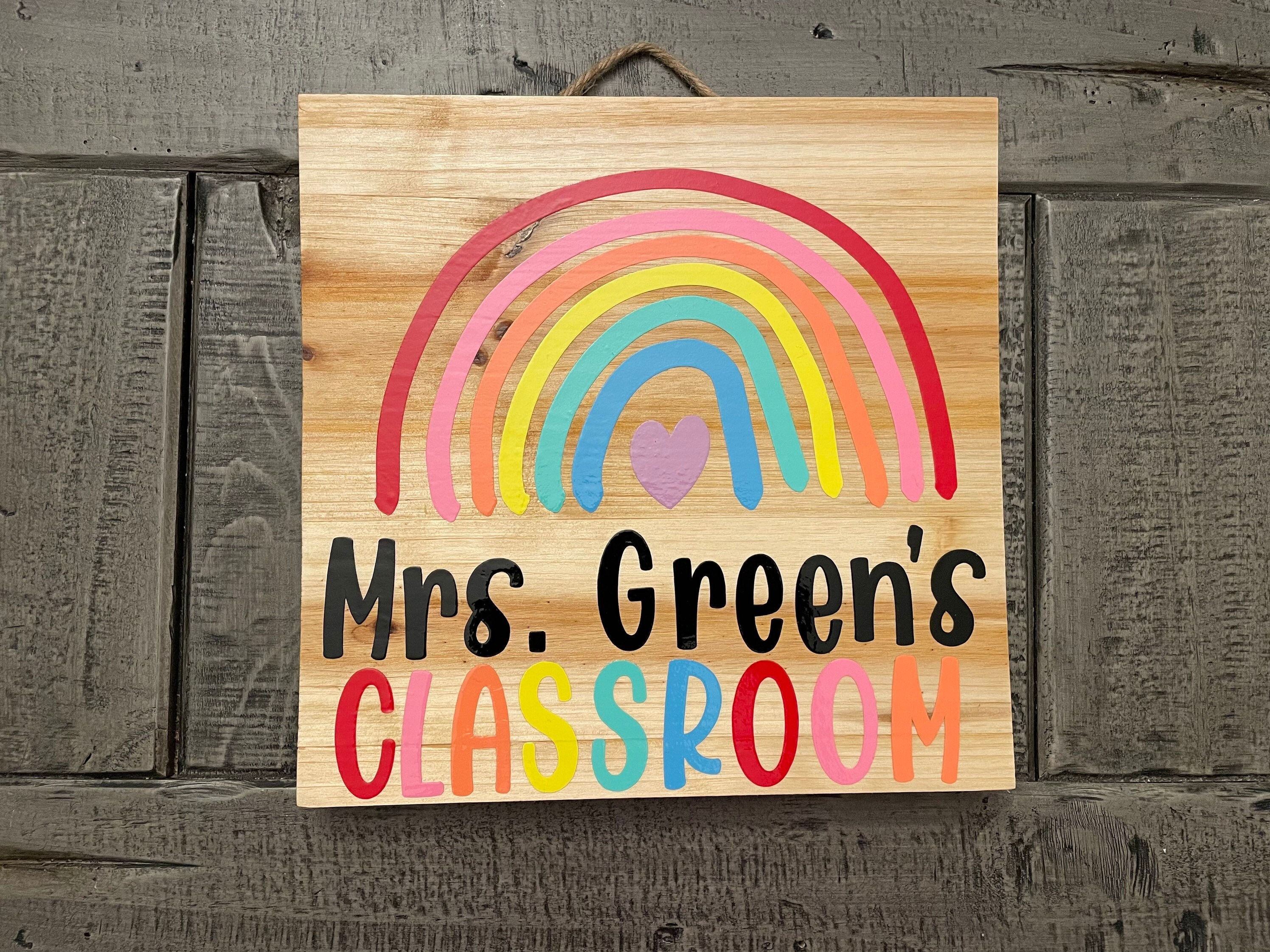 Teacher Classroom Sign - Etsy