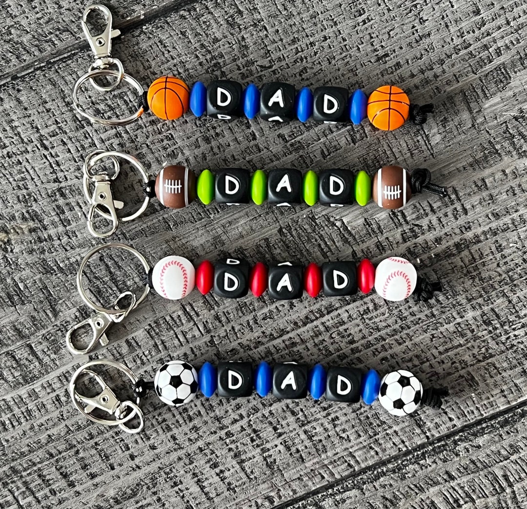 Sports Keychains for Mom and Dad - Etsy