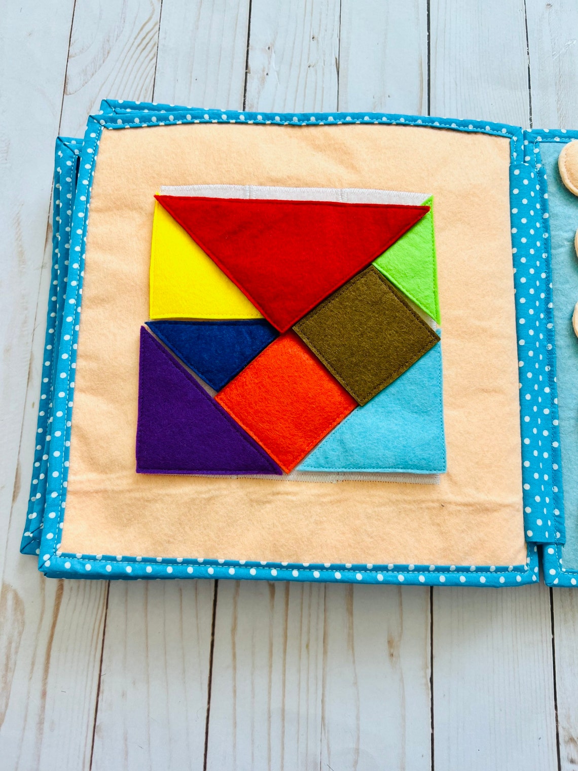 Personalized Busy Book| Shark Theme Quiet Book| Montessori Book| Felt ...