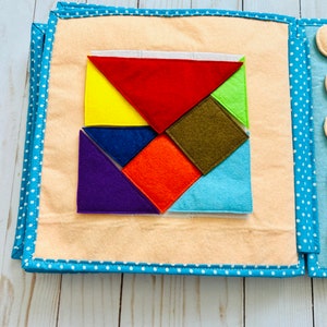 Personalized Busy Book| Shark Theme Quiet Book| Montessori Book| Felt ...