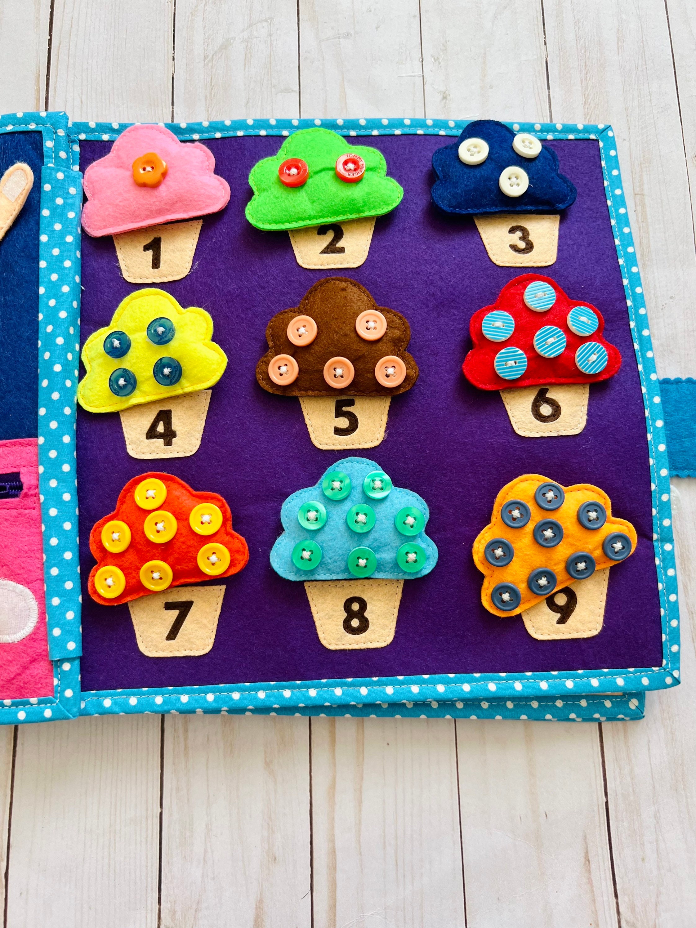 Personalized Busy Book| Shark Theme Quiet Book| Montessori Book| Felt ...