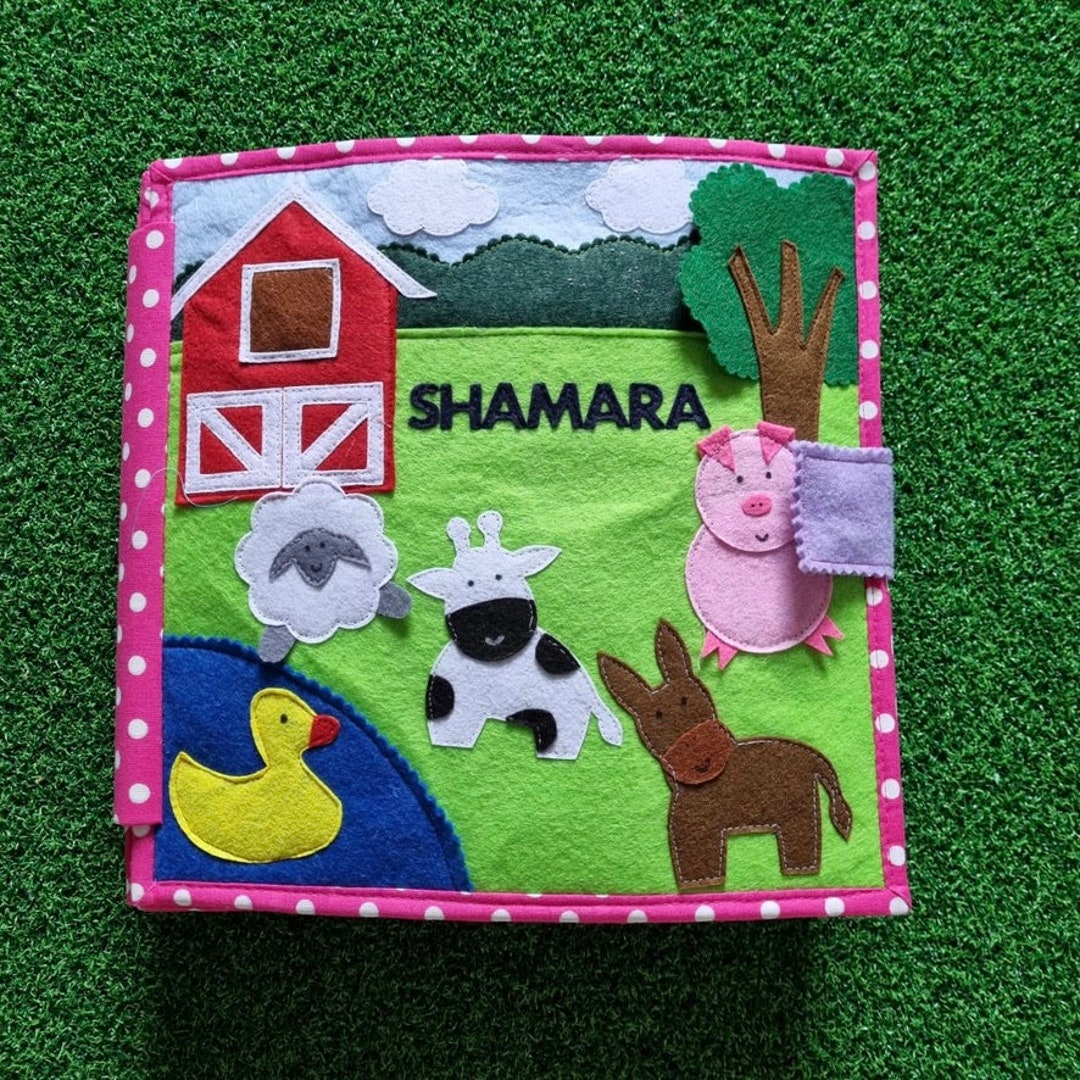 Farm Busy Book, Busy Book for Toddler , Quiet Book , Montessori ...