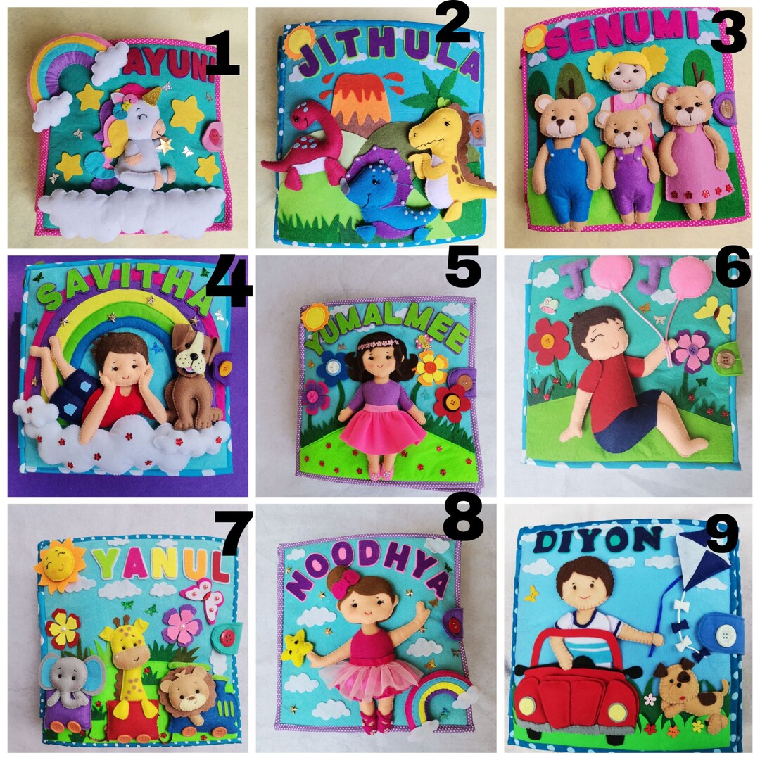 Personalized Custom Busy Book| Shark Theme Quiet Book| Montessori Book ...