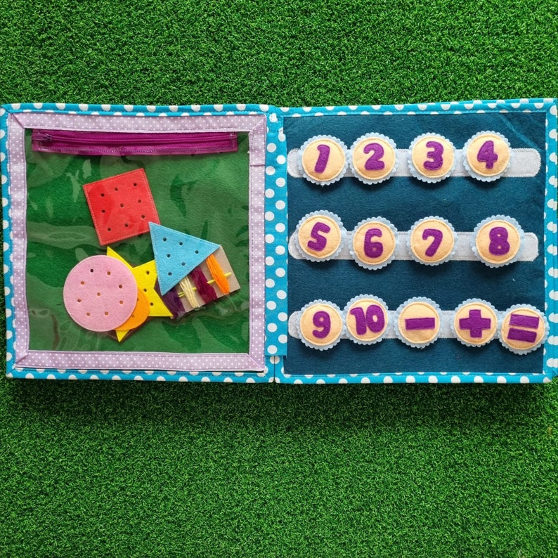 Busy Book for Toddler , Quiet Book , Montessori Activities ...