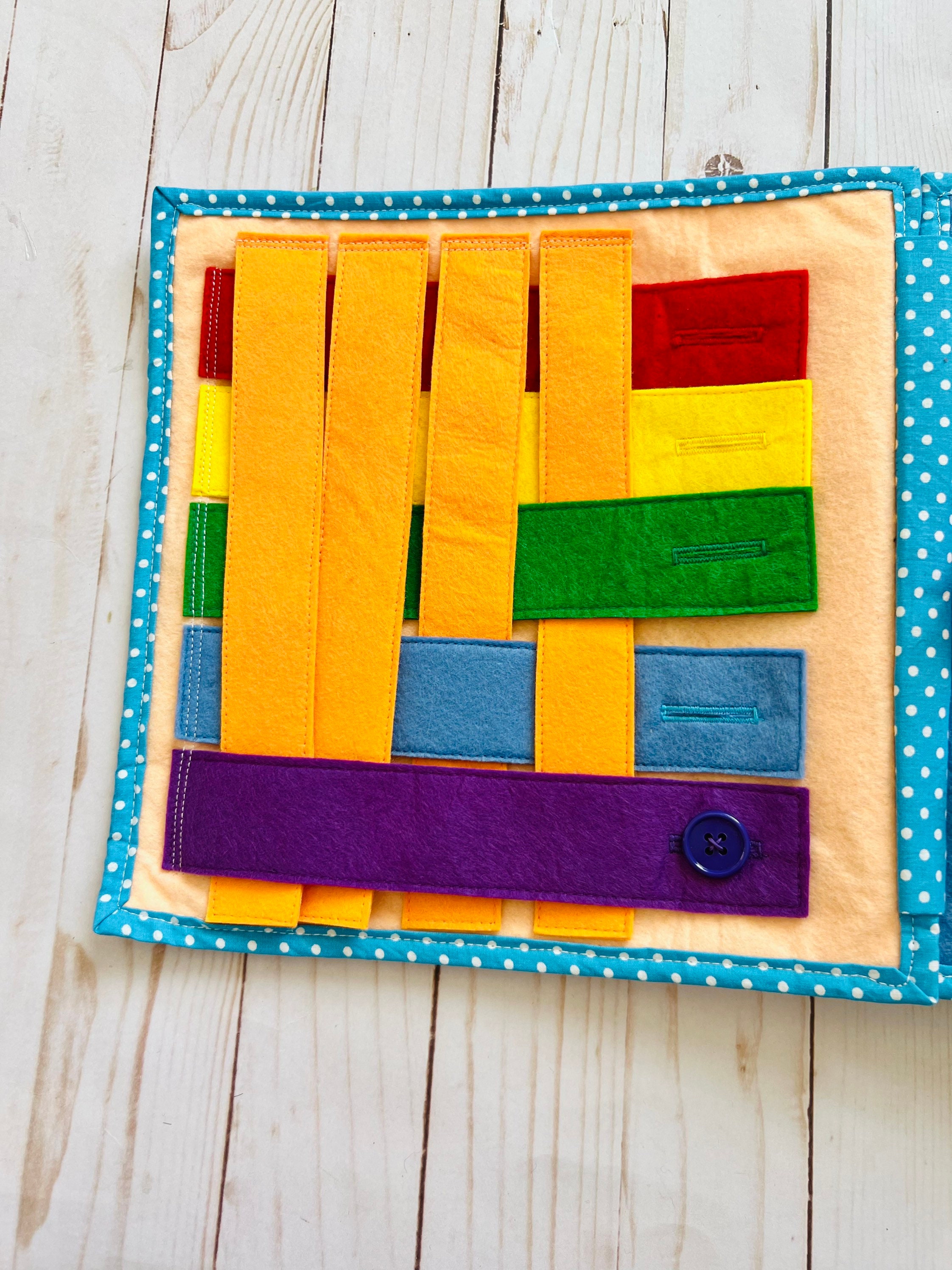 Personalized Busy Book| Shark Theme Quiet Book| Montessori Book| Felt ...