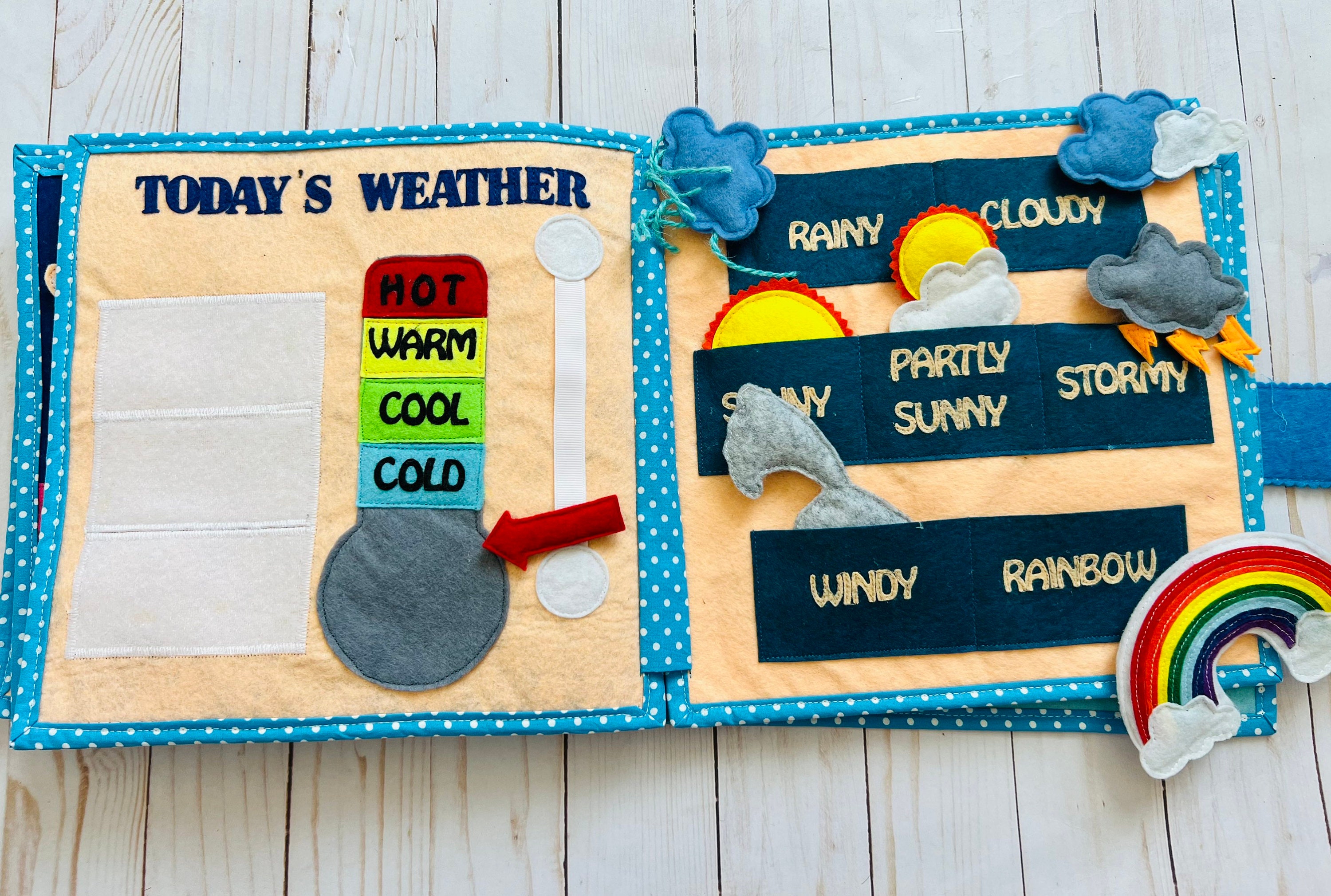 Personalized Busy Book| Shark Theme Quiet Book| Montessori Book| Felt ...