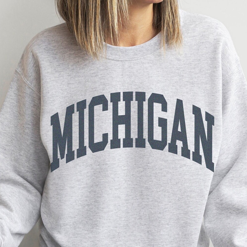 Michigan University Crew - Etsy