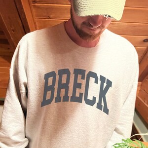 Breck Sweatshirt Faded Vintage Aesthetic Breckenridge Colorado Crewneck ...