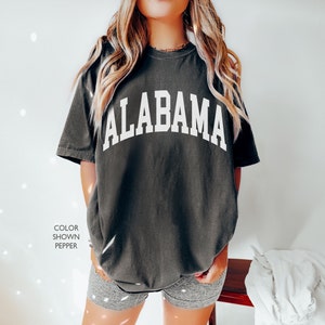 Alabama Comfort Colors® Tshirt Vintage Aesthetic Game Day Tee Alabama ...
