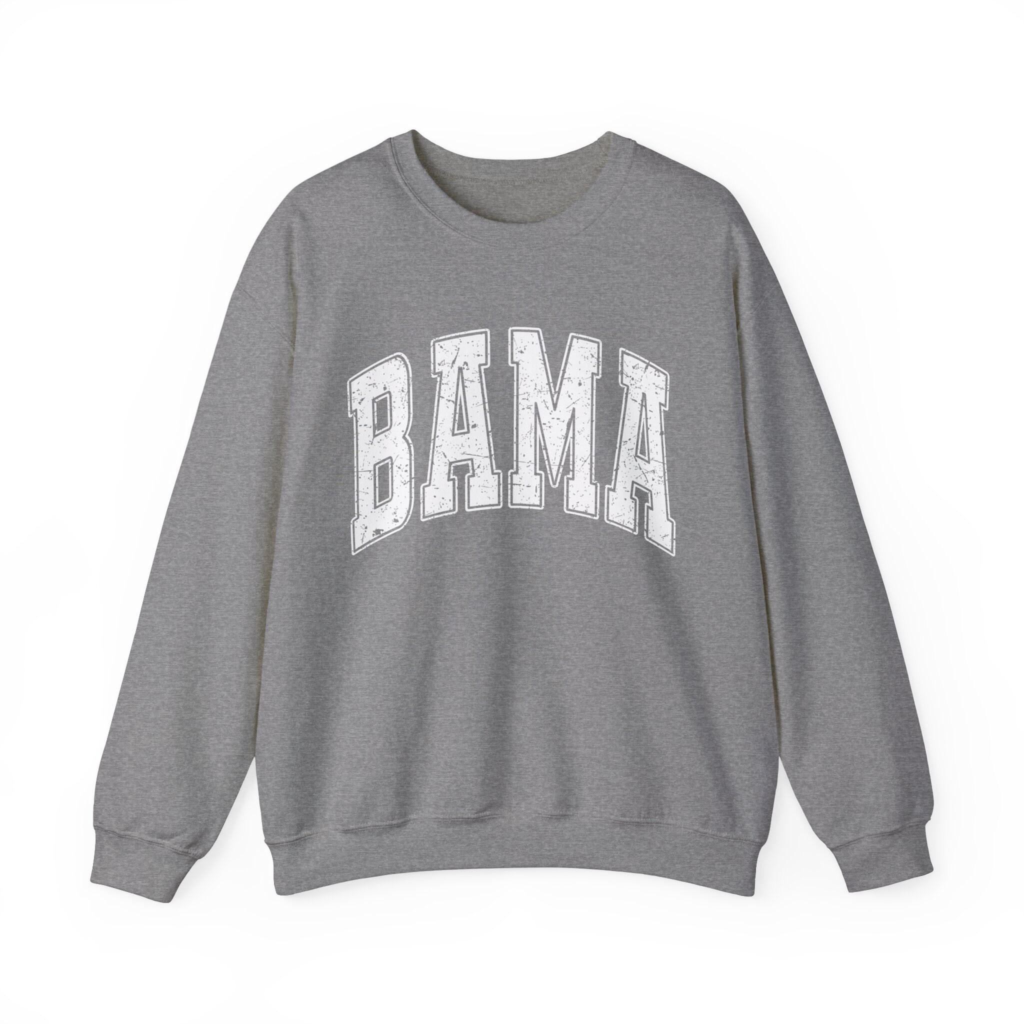 Bama Sweatshirt OG Faded Vintage Aesthetic Varsity Style Crewneck Cute ...