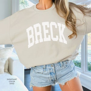 Breck Sweatshirt Faded Vintage Aesthetic Breckenridge Colorado Crewneck ...