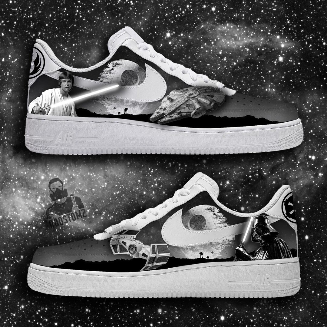 Custom Air Force 1 Star Wars Inspired | Nike Custom Sneakers ...