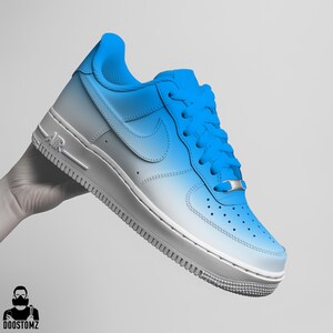 Custom Air Force 1 Gradient | Nike Custom Sneakers | Handpainted AF1 ...