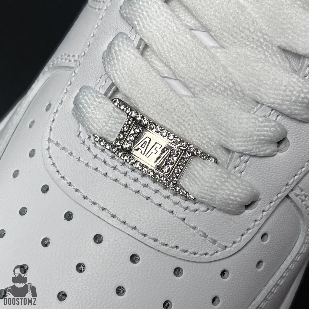 Air Force 1 Lace Buckle Shoelace Tag Rhinestone - Shoe Accessories for ...