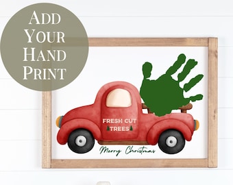 Truck Handprint Art - Etsy