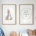 Beatrix Potter Nursery Art, PRINTABLE Beatrix Potter Prints Set of 2 ...