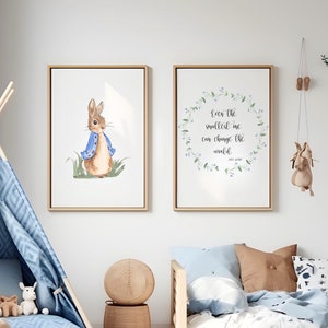 Beatrix Potter Nursery Art, PRINTABLE Beatrix Potter Prints Set of 2 ...