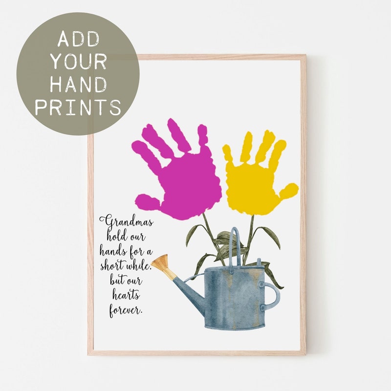 Grandparents Day Handprint - Etsy