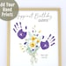 Teacher Appreciation Gift Keepsake Fingerprint Art Craft Template ...