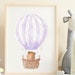 Printable Hot Air Balloon Wall Art, Watercolor Print, Hot Air Balloon ...