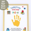 First Day of School Handprint Art, Back to School, Memorable First Day ...