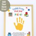 First Day of School Handprint Art, Back to School, Memorable First Day ...