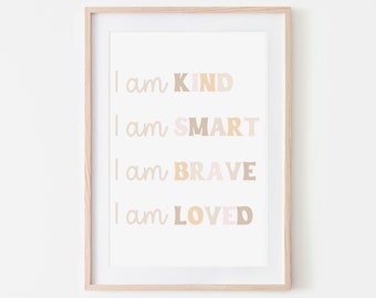 I Am Brave Printable - Etsy