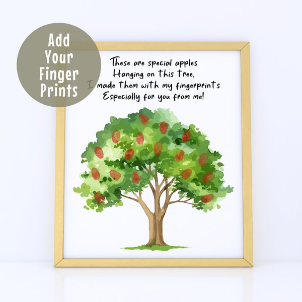 Fingerprint Tree - Etsy