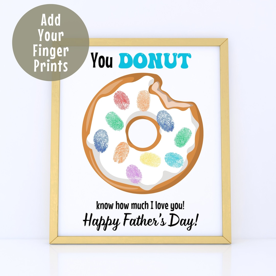 Father's Day Handprint Keepsake Art, Gift for Dad, Toddler Craft ...