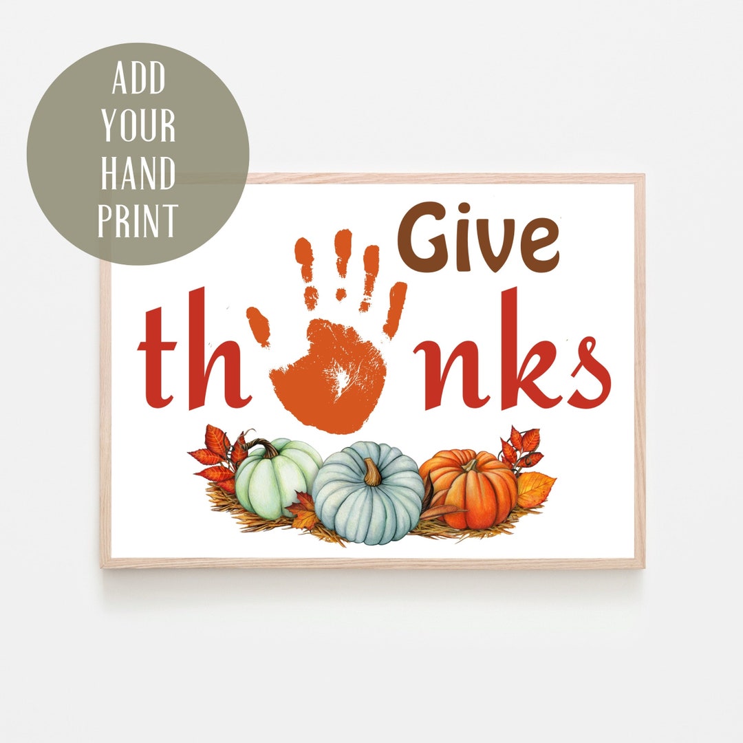 Fall Preschool Craft, Christian Activity, Thanksgiving Handprint ...