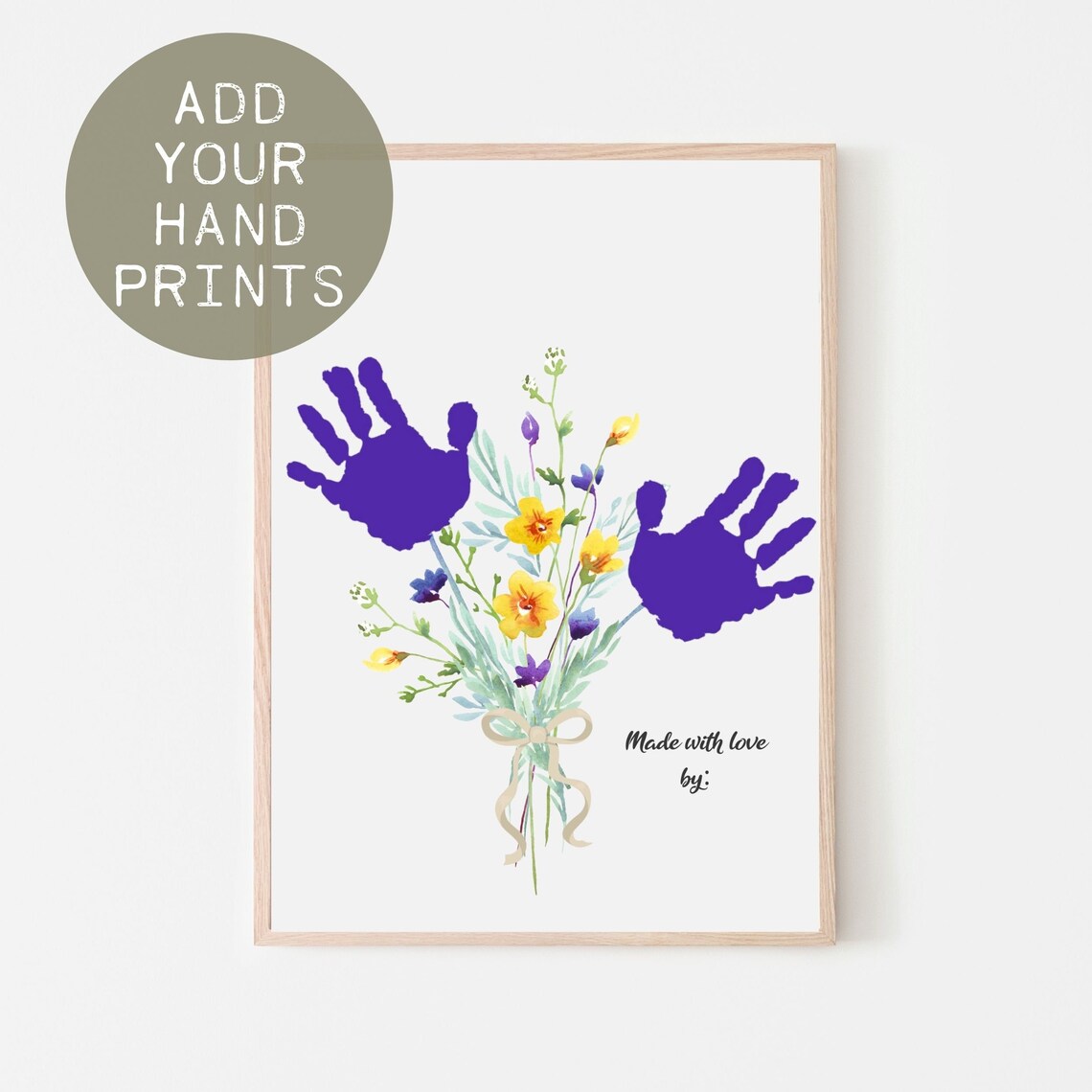 Wildflower Handprint Art Kids Baby Toddler Summer Craft - Etsy
