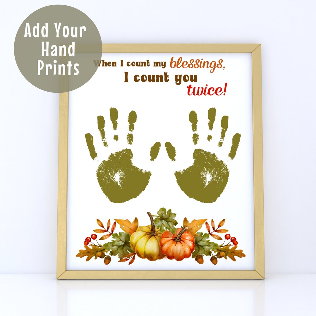 Fall Preschool Craft, Christian Activity, Handprint Keepsake, Toddler ...